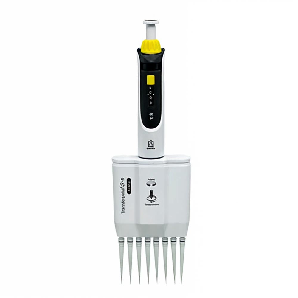 BRAND Transferpette® S Multi-Channel Pipette 10-100µL 8/12 Channel ...